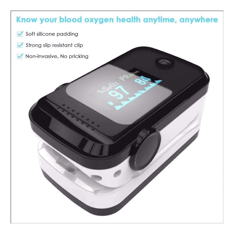 Buy iGear Health Series Pulse Oximeter (SpO2, PR BPM and PI Display, iG-PO1, Black/White) Online ...